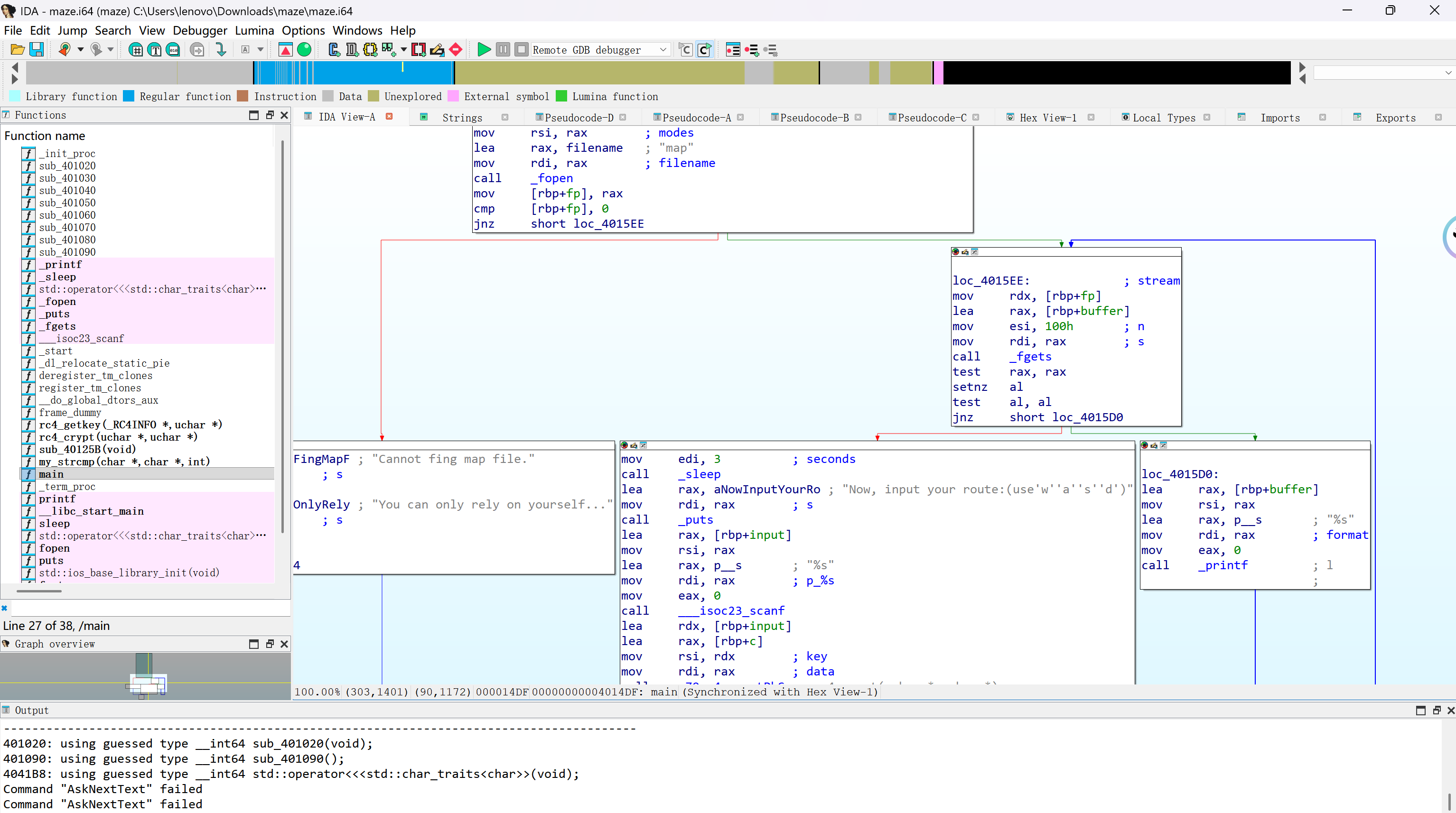 CTF逆向：IDA的基础操作_ida基础介绍-CSDN博客