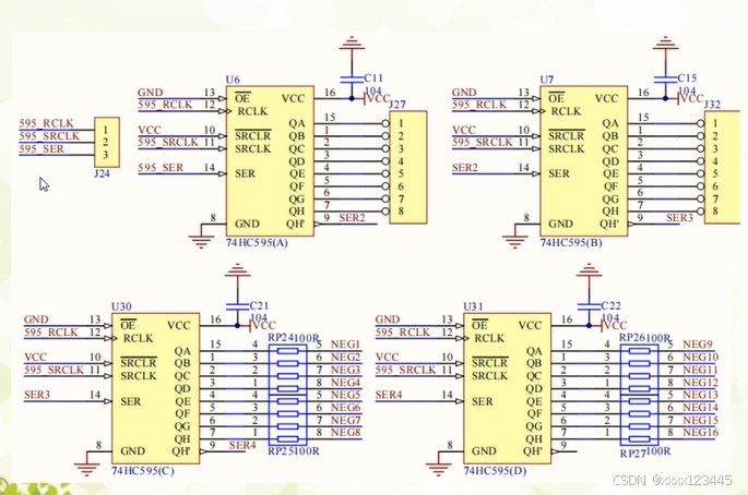 C51—LED点阵_芯片级连-CSDN博客
