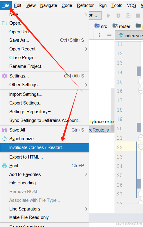 WebStorm2019 路由按住Ctrl，选择可跳转到页面（其它版本WebStorm应该同理）_webstorm无法跳转router.js-CSDN博客