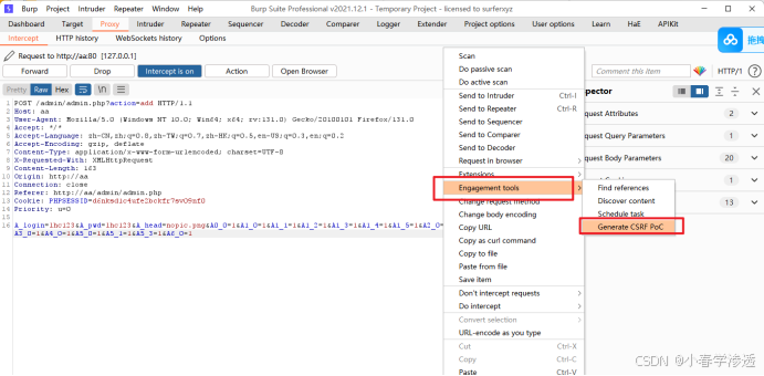 DAY56WEB 攻防-CSRF 请求伪造&Referer 同源&置空&配合 XSS&Token 值校验&复用删除_csrf校验referer头怎么解决-CSDN博客