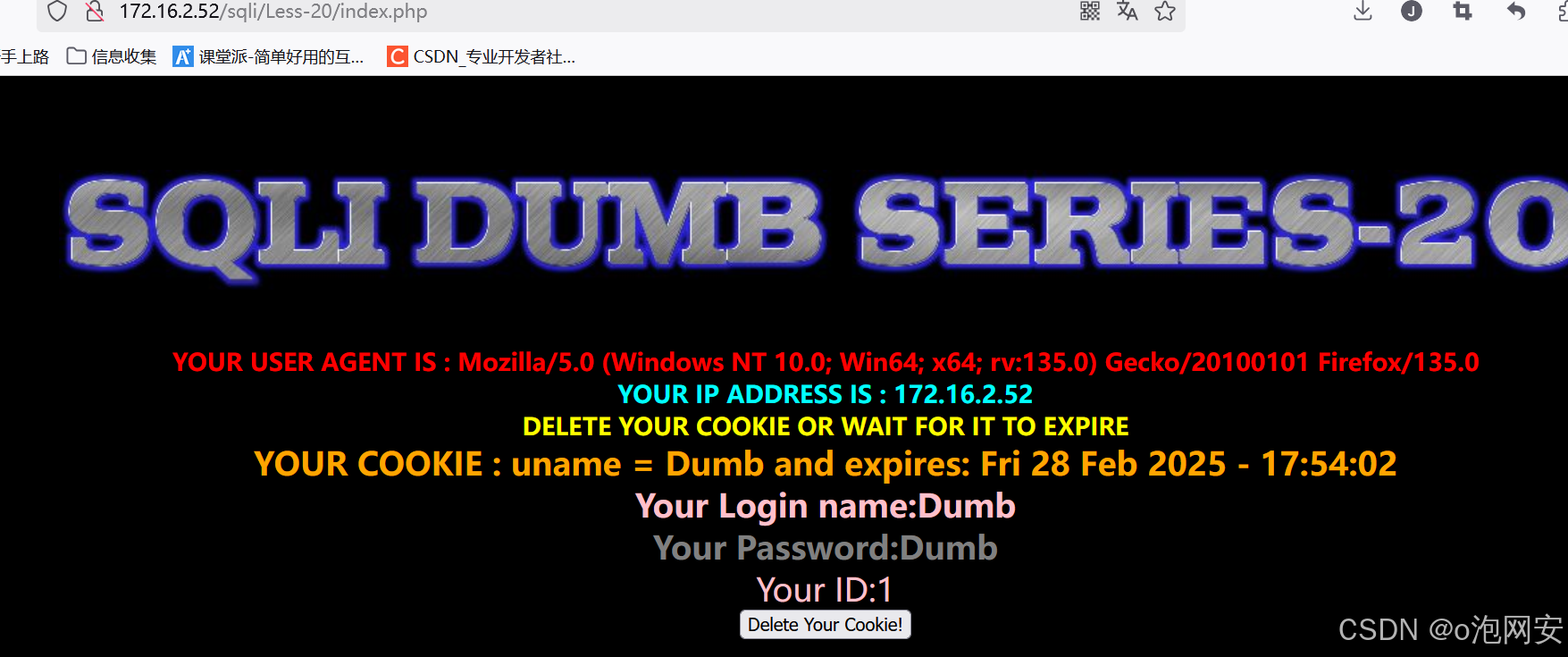 sqli-labs http头部注入 -CSDN博客