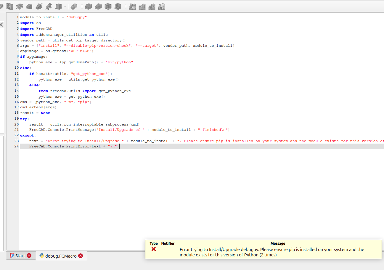 编译freecad+debug.py安装_vscode 编译 freecad-CSDN博客