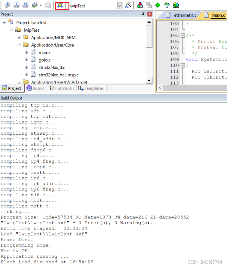 [LWIP] STM32F407ZGT6+CubeMX6.4+YT8512C最基础配置_yt8512 stm32-CSDN博客