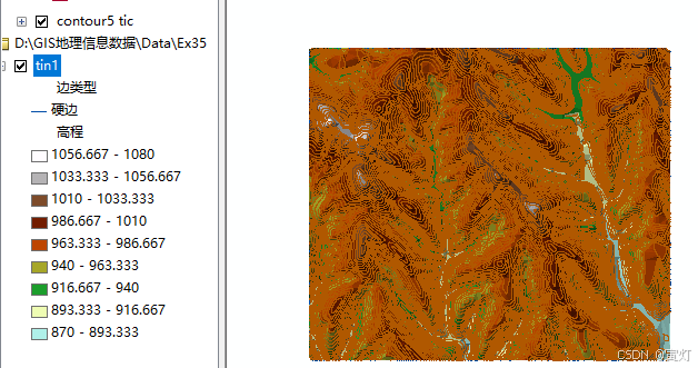 ArcMap 处理等高线生成DEM和创建约束TIN等功能_arcmap等高线生成dem-CSDN博客