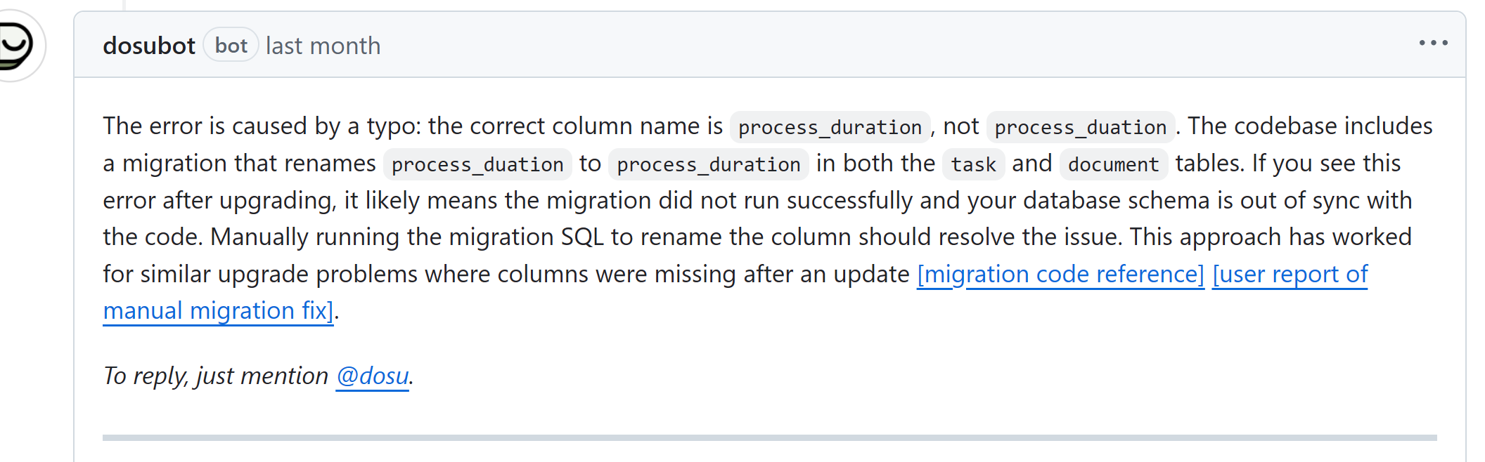 ragflow报错 - ERROR: (1054, “Unknown column ‘t1.process_duation‘ in ‘field list‘“)_ragflow 1054-CSDN博客