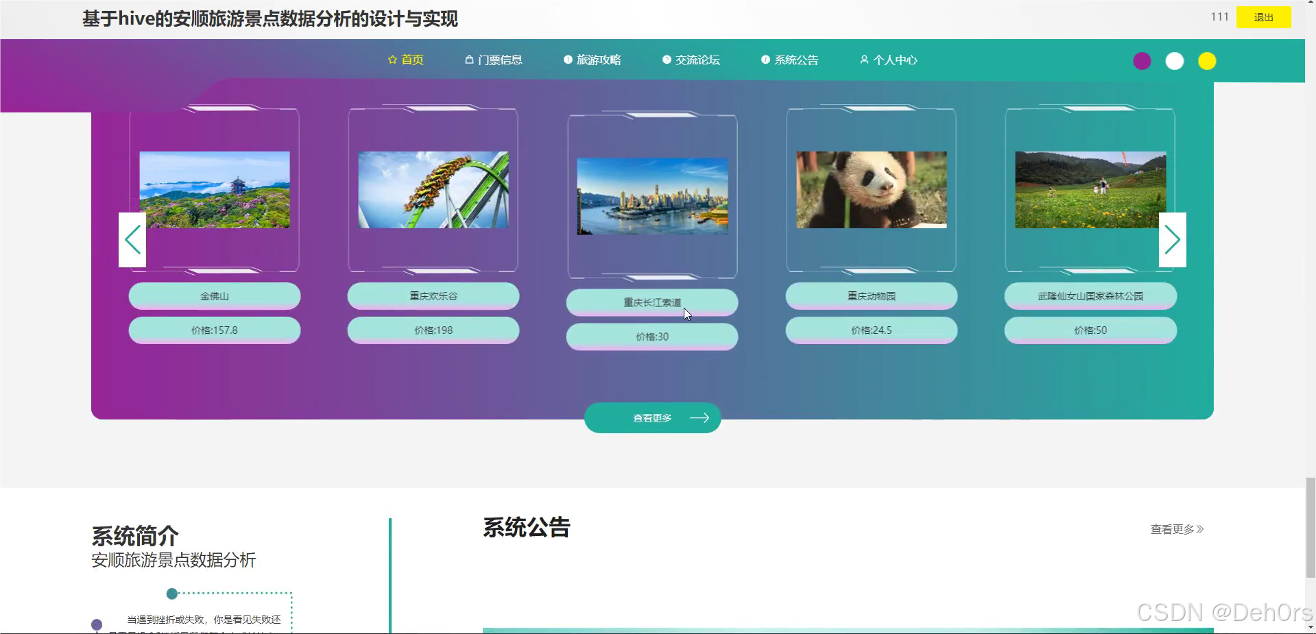 156springboot基于hive的安顺旅游景点数据分析的设计与实现基于hive的安顺旅游景点数据分析系统的设计与实现 Csdn博客