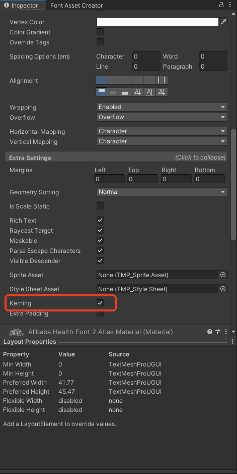 【Unity】TextMeshProUGUI 字体重叠问题_tmp文本重叠问题-CSDN博客
