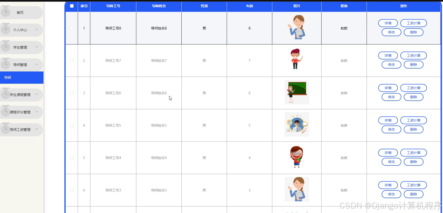【开题报告】基于springbootvue教师工资计算系统（程序源码论文 计算机毕业设计 Csdn博客