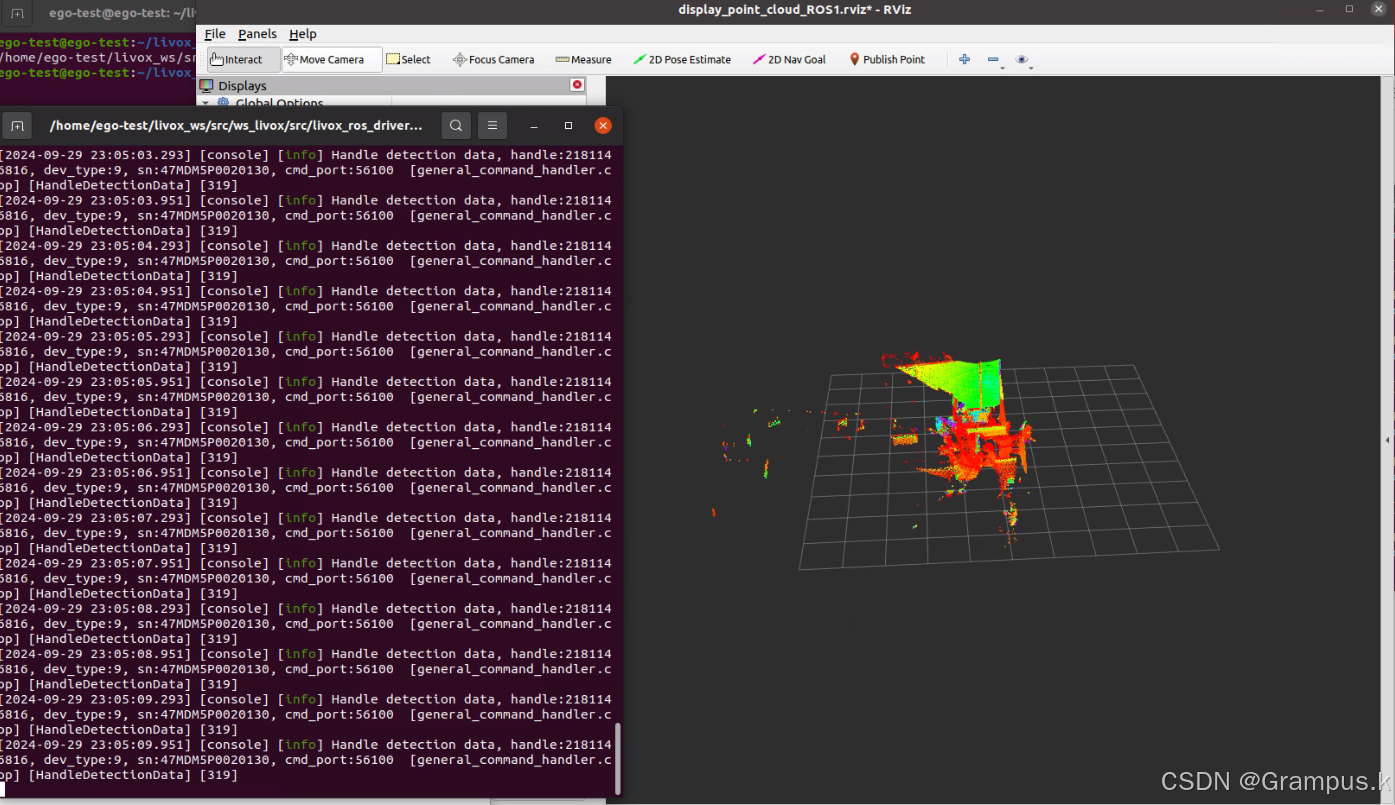 Livox mid360 激光雷达运行 fast-lio2 详细教程_mid360使用教程-CSDN博客
