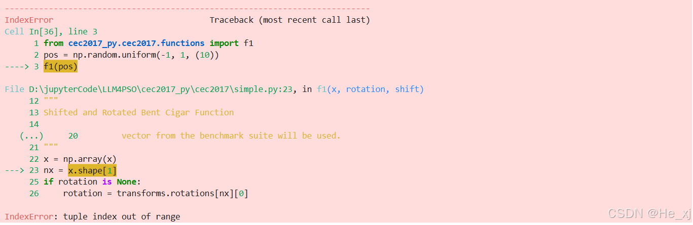 Python使用CEC2017函数测试集_cec2017测试函数 python-CSDN博客