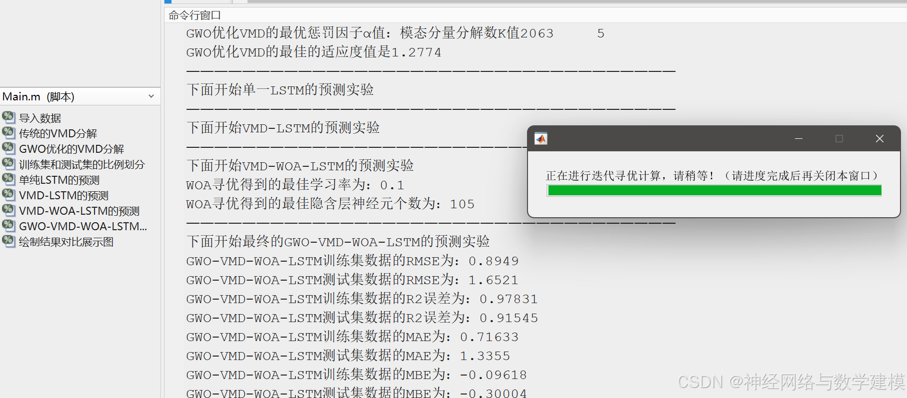 多模型对比|基于GWO-VMD-WOA-LSTM的光伏发电时序回归预测|Matlab-CSDN博客