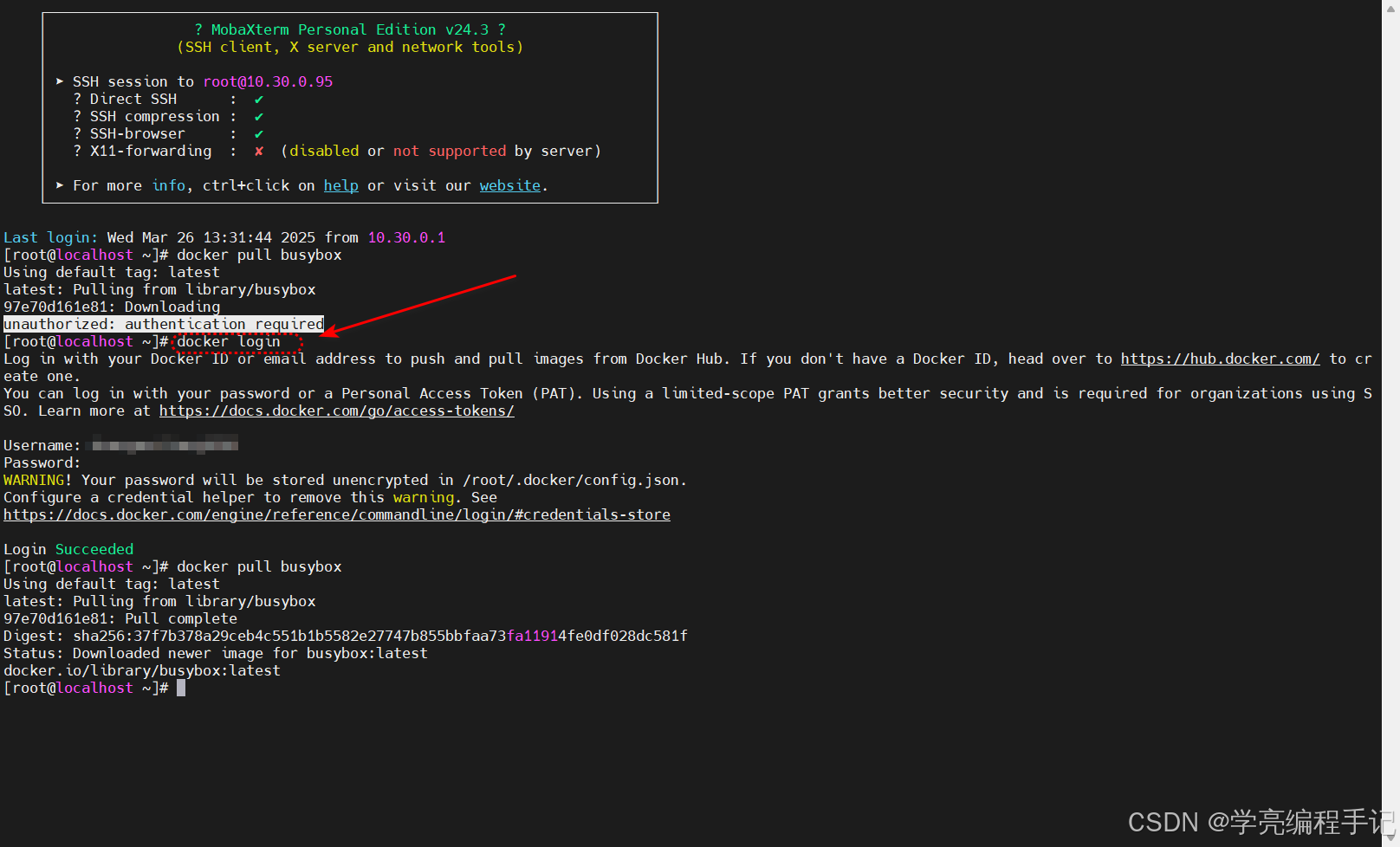 解决docker pull报错：unauthorized: authentication required-CSDN博客