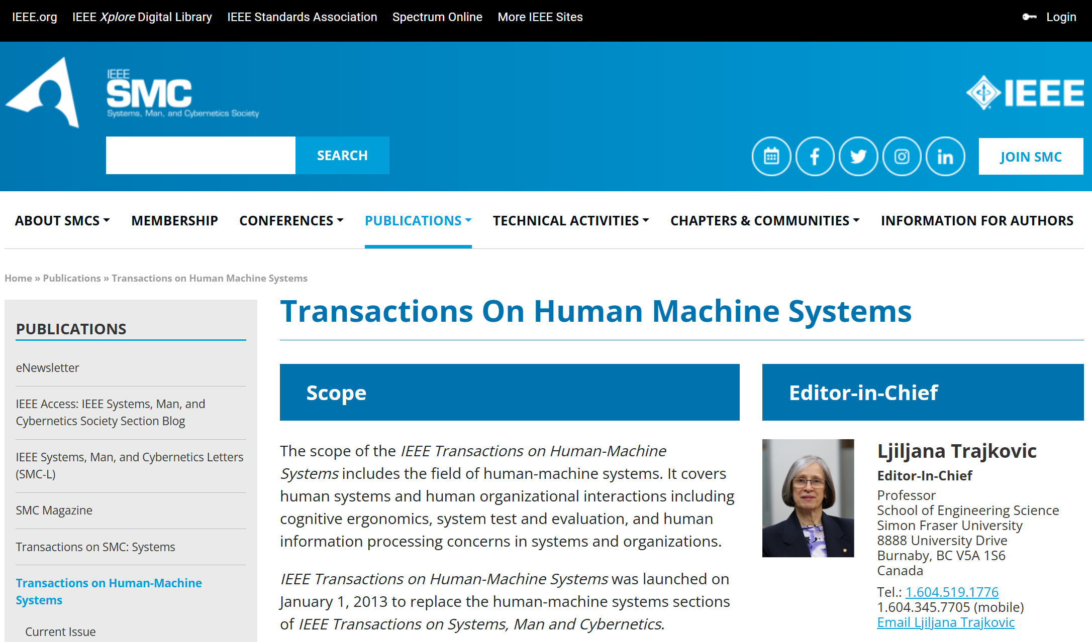 IEEE Transactions on Human-Machine Systems人机系统THMS论文投稿须知-CSDN博客