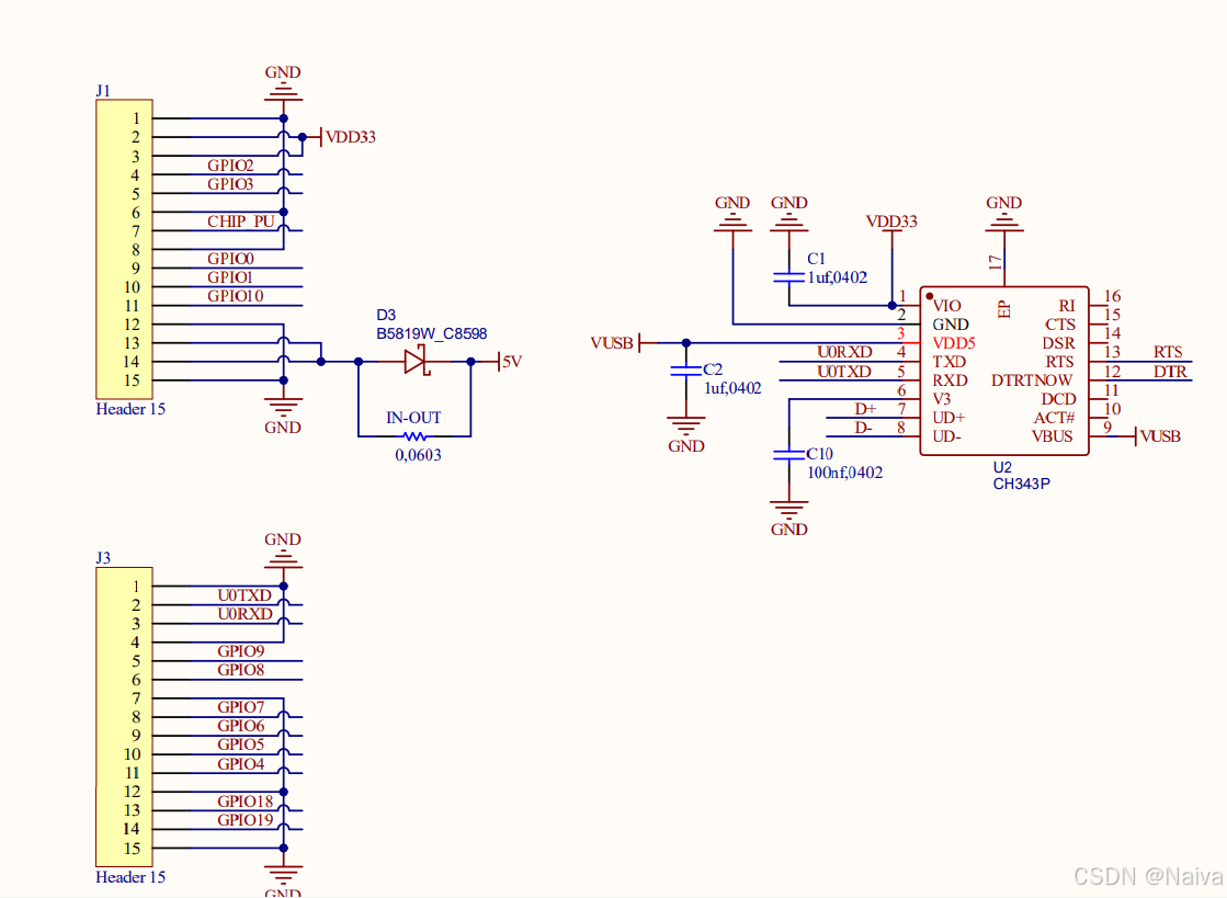 Esp32 C3 入门笔记03 Esp32 C3 Devkitm 1 And Yd Esp32 C3 （源地工作室）开发板核心板（ 芯片esp32 C3fn4资料） Esp Idf