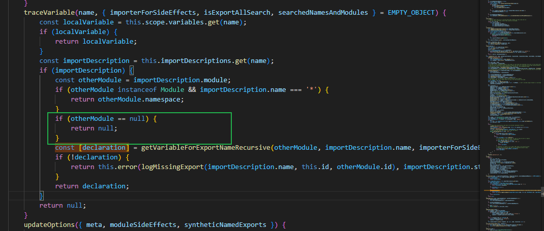 Cannot read properties of null (reading ‘getVariableForExportName‘)_cannot read properties of ...