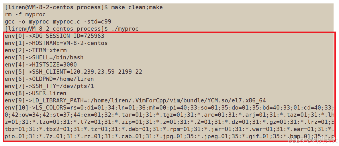 【Linux进程概念】四、Linux环境变量与命令行参数详解_linux中env-CSDN博客