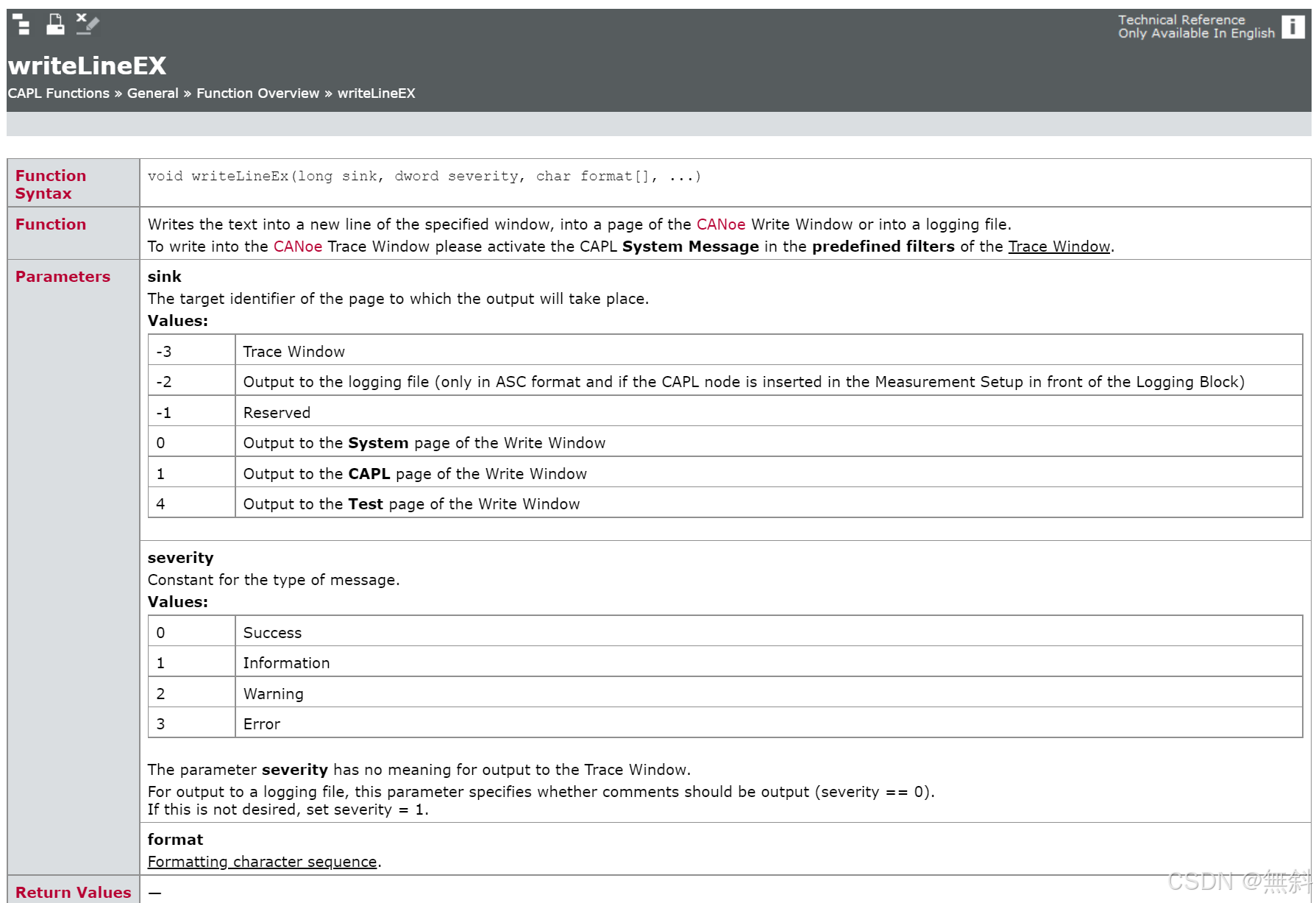 【CAPL实用开发】--- write 类型函数的多样用法_capl语言write 使用例举-CSDN博客