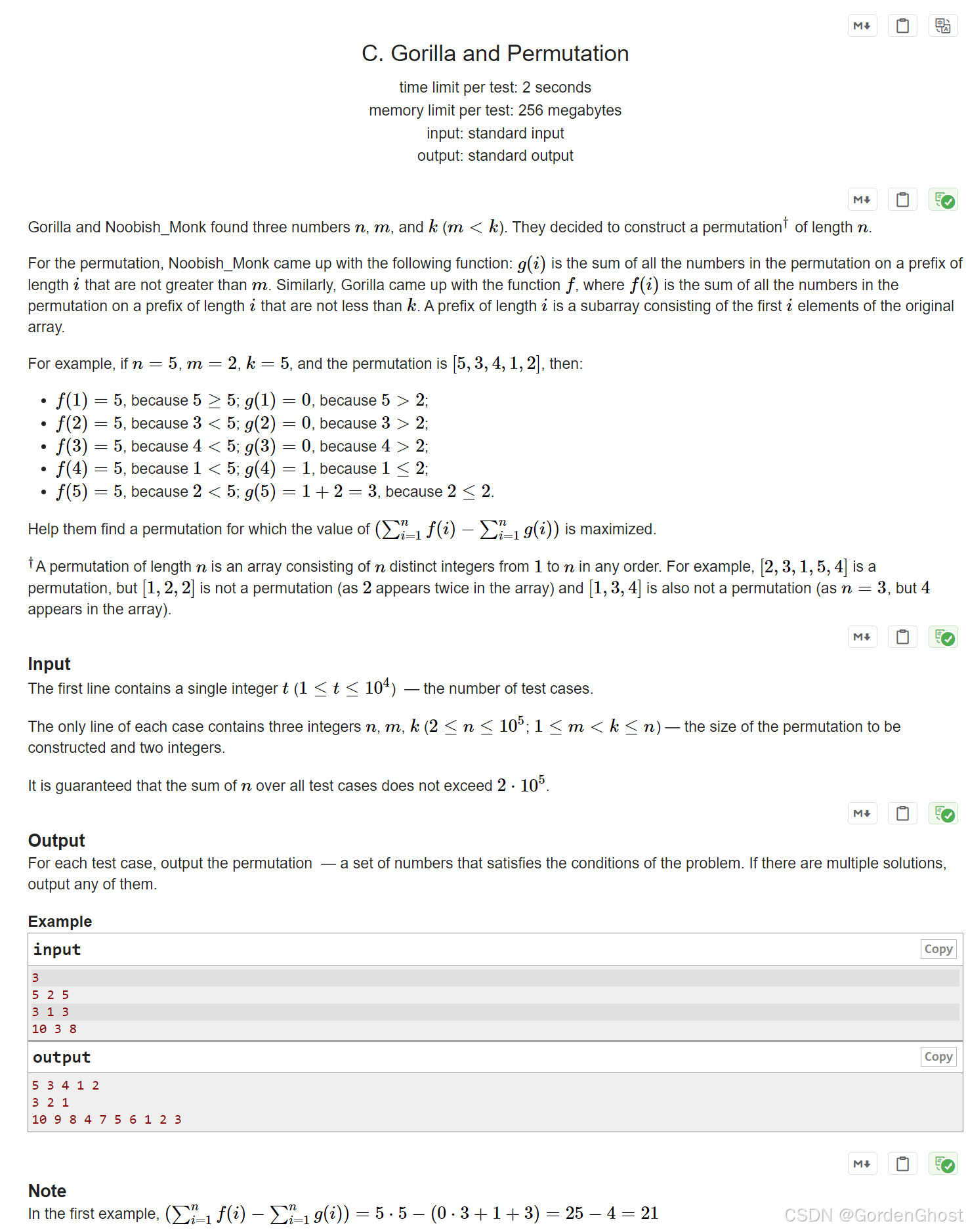 Gorilla and Permutation（Round 957）-CSDN博客