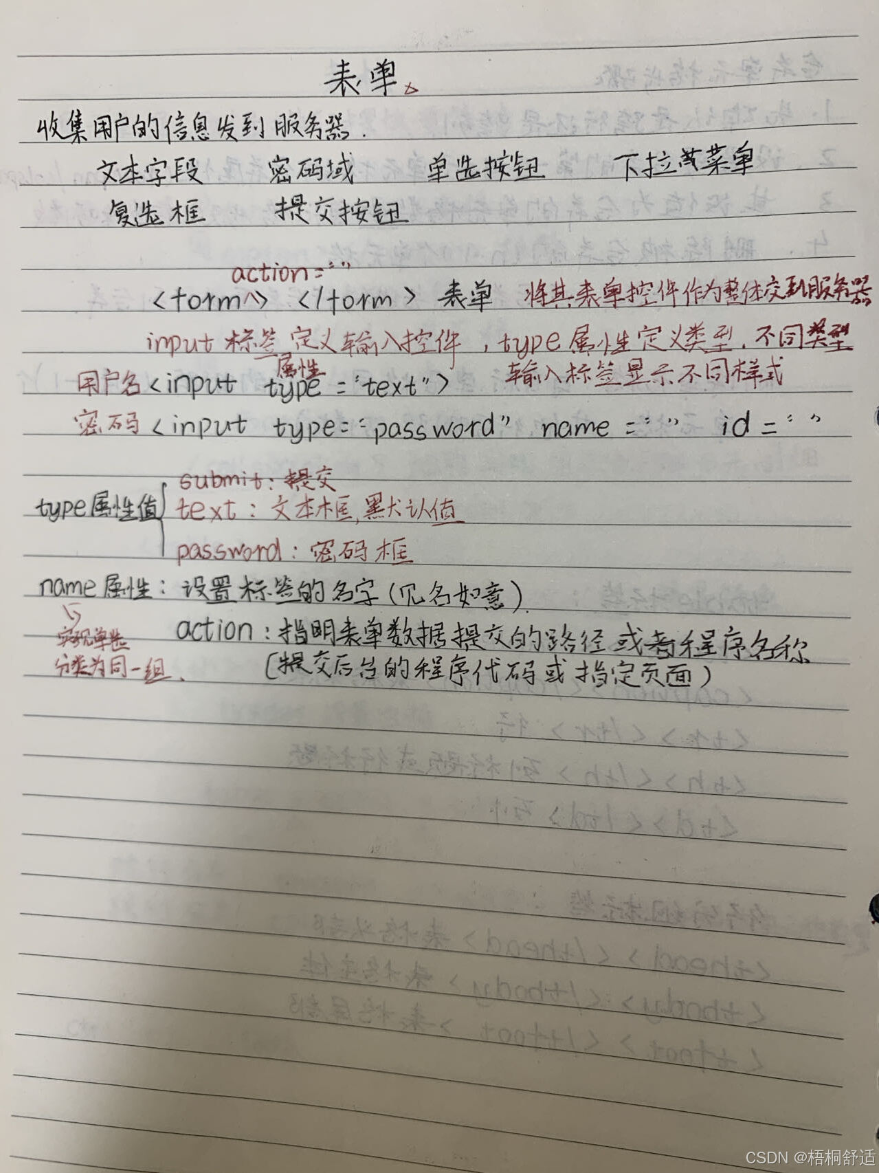 html+css（表格表单的全部使用样式方法）type属性，合并单元格，单选框·，复选框，input-CSDN博客