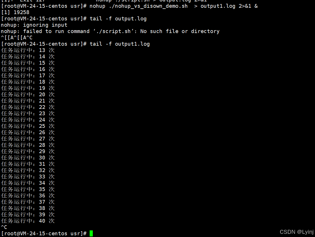 容器进程行为（交互）_nohup 嵌套-CSDN博客