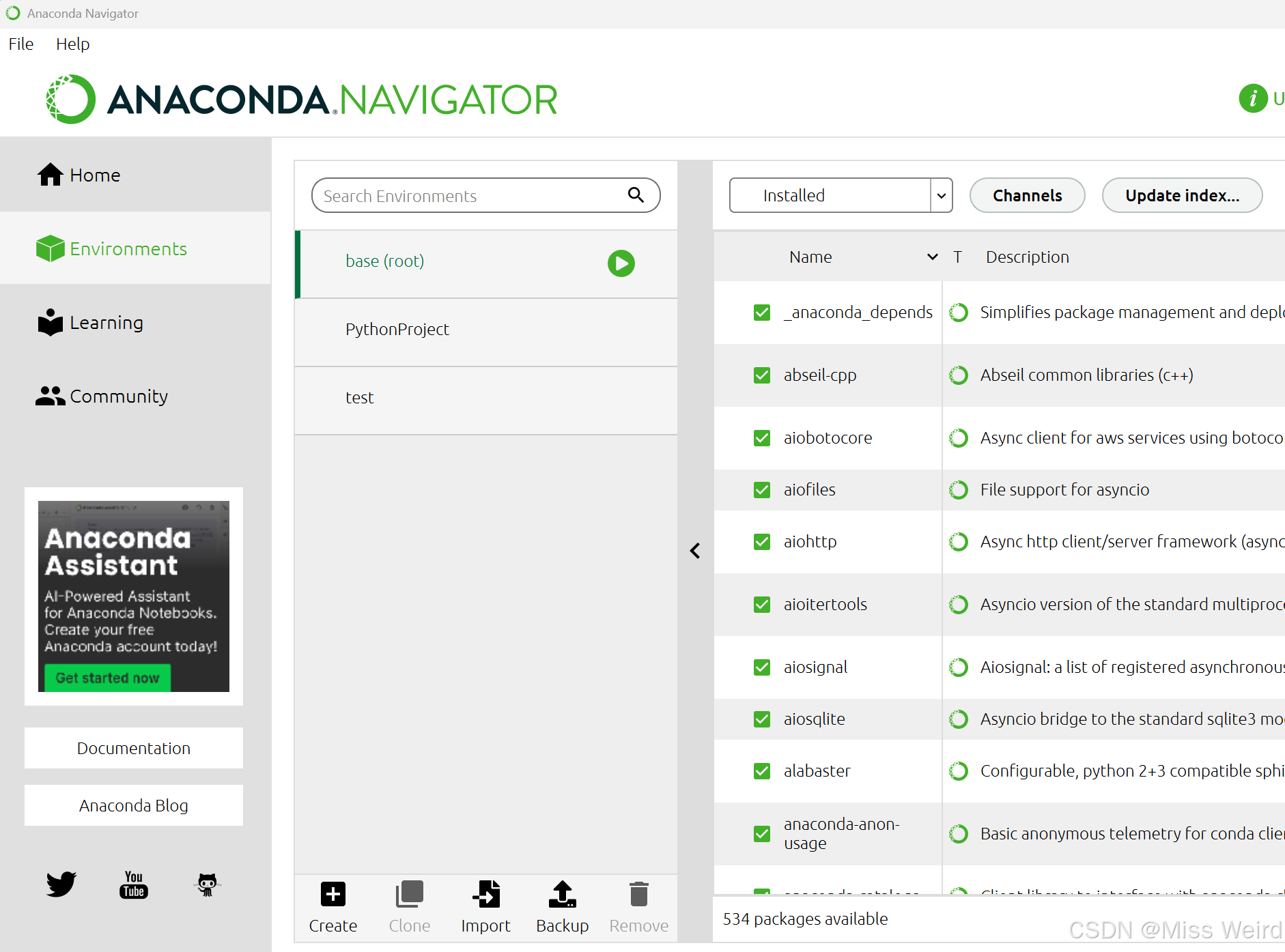 Anaconda创建虚拟环境_conda复制base创建虚拟环境-CSDN博客