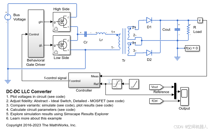 Simulink中的LLC谐振DC-DC转换器设计：从控制策略到高效仿真模型的深度探索_simulink中dcl是啥-CSDN博客