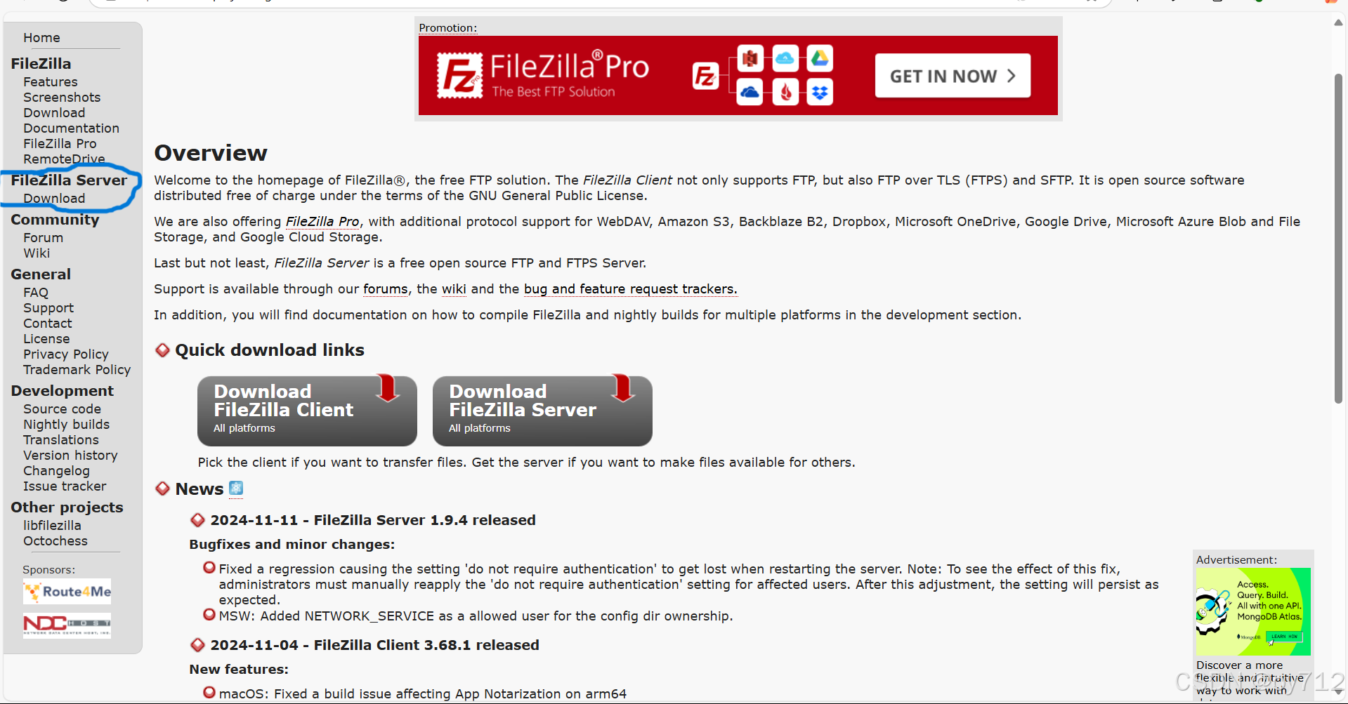 FileZilla详细安装及使用-CSDN博客