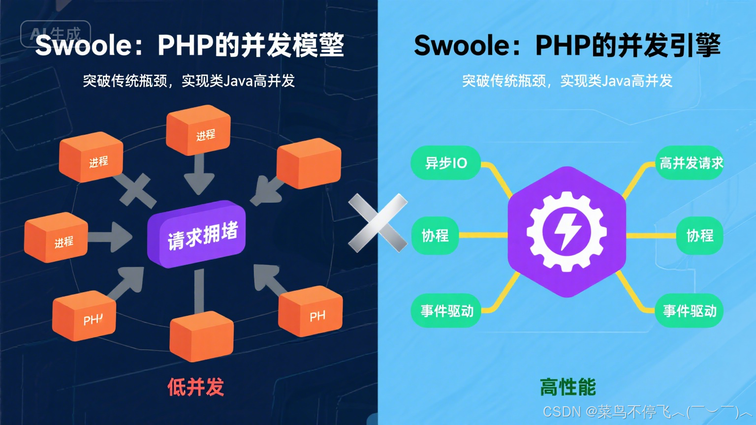 PHP的Swoole扩展如何实现类似JAVA的高并发性能？-CSDN博客