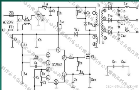 Multisim仿真UC3842组成的开关电源电路仿真UC3842仿真Multisim-CSDN博客