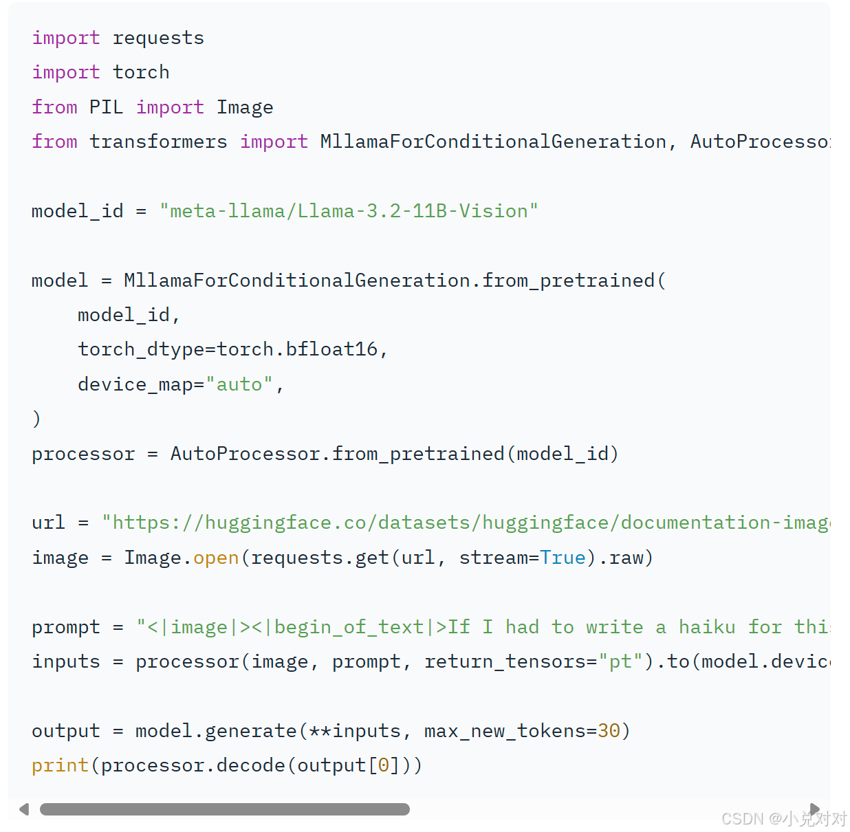 Llama3.2-vision-11B在Python上的调用_llama 3.2 vision api python-CSDN博客