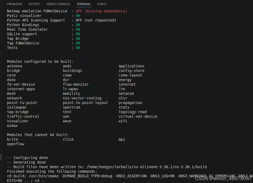 Ubuntu20.04_ns-3.36_pyviz visualizer安装教程_ubuntu pyviz-CSDN博客