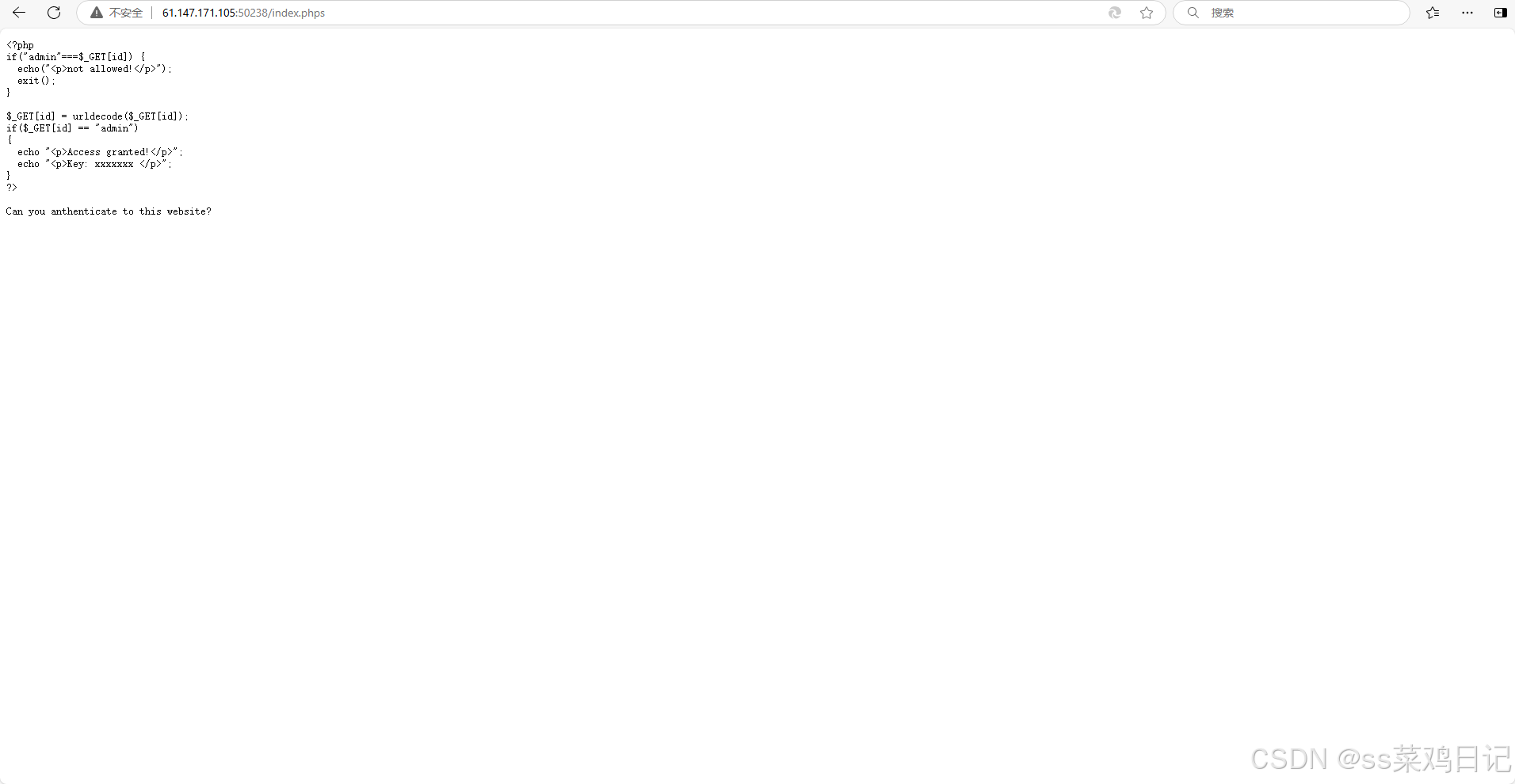攻防世界-web-PHP2 (WP詳解)_admin的urldecode-CSDN博客