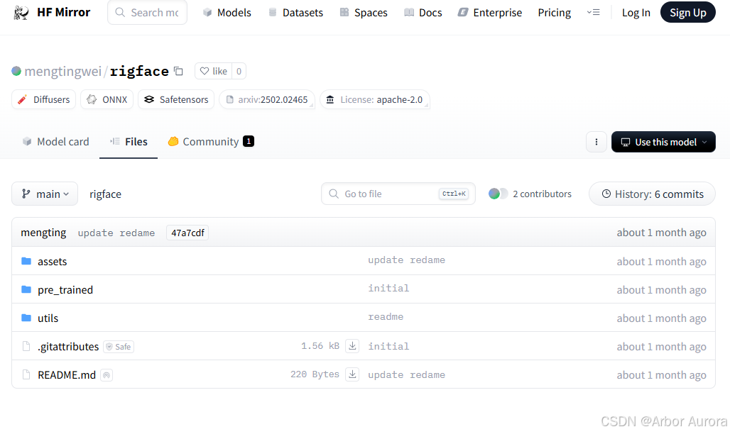 [失败尝试] [过程记录]使用RigFace_cannot initialize model with low cpu memory usage -CSDN博客