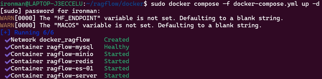 WSL2+Ubuntu22.04下，如何部署RAGFlow知识库_wsl+ubuntu22.04+ragflow-CSDN博客