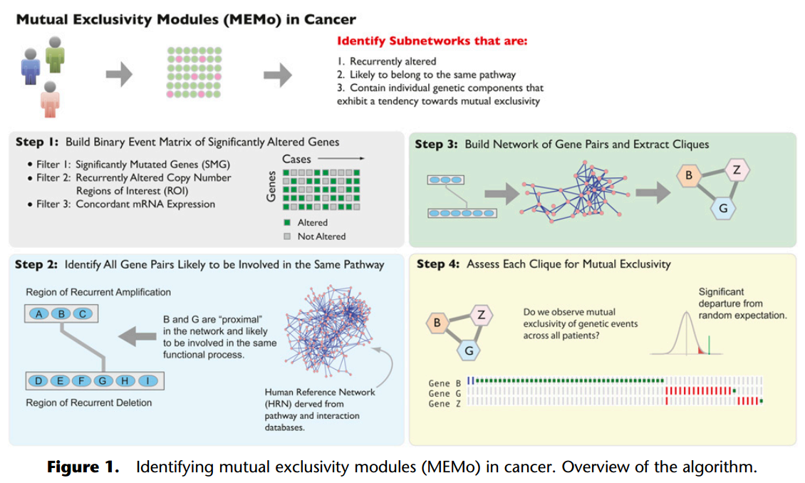 MEMO：Mutual exclusivity analysis identifies oncogenicnetwork modules-CSDN博客