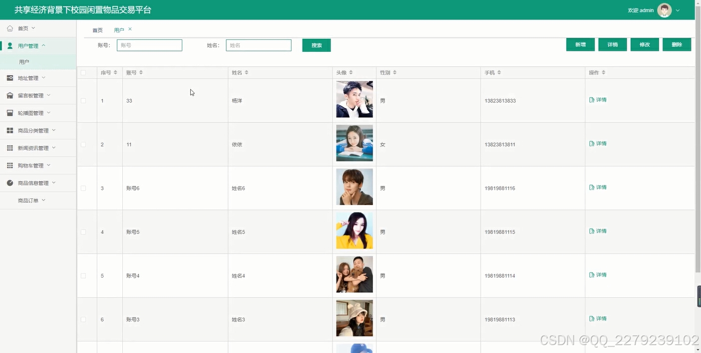 279基于java ssm springboot校园闲置物品交易商城平台系统（源码+文档+运行视频+讲解视频）-CSDN博客