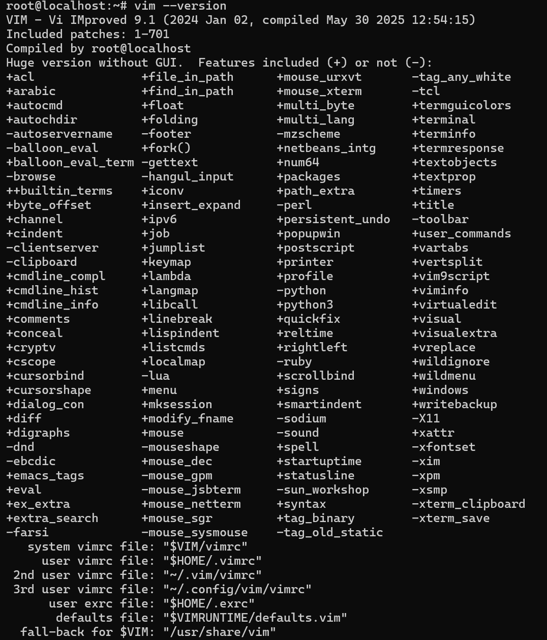 【Ubuntu】Vim9.1.0701安装升级_vim升级-CSDN博客