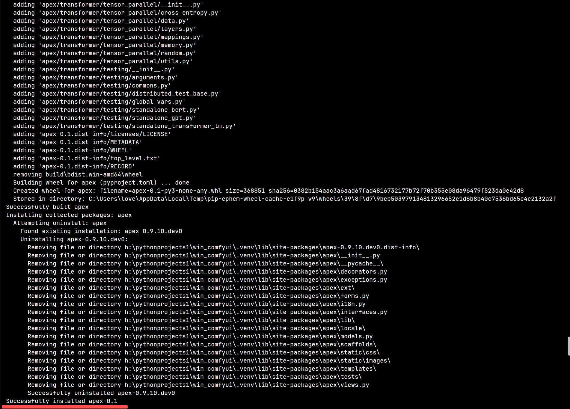 ComfyUI安装NVIDIA Apex [CUDA扩展支持] 完全指南：从报错‘Nvidia APEX normalization not installed’到完美解决_if you ...