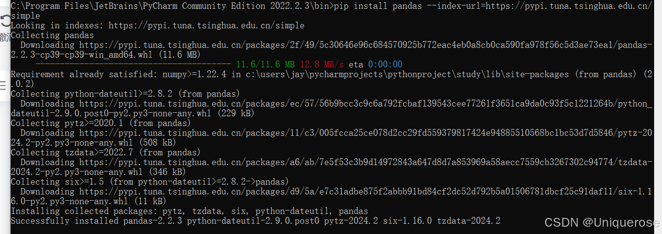 【Python】报错： ERROR: Cannot unpack file C:和Cannot determine archive format of C:_pandas安装cannot ...