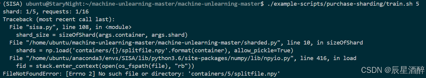 机器遗忘经典方法样例实践——SISA_machine unlearning 实战代码-CSDN博客