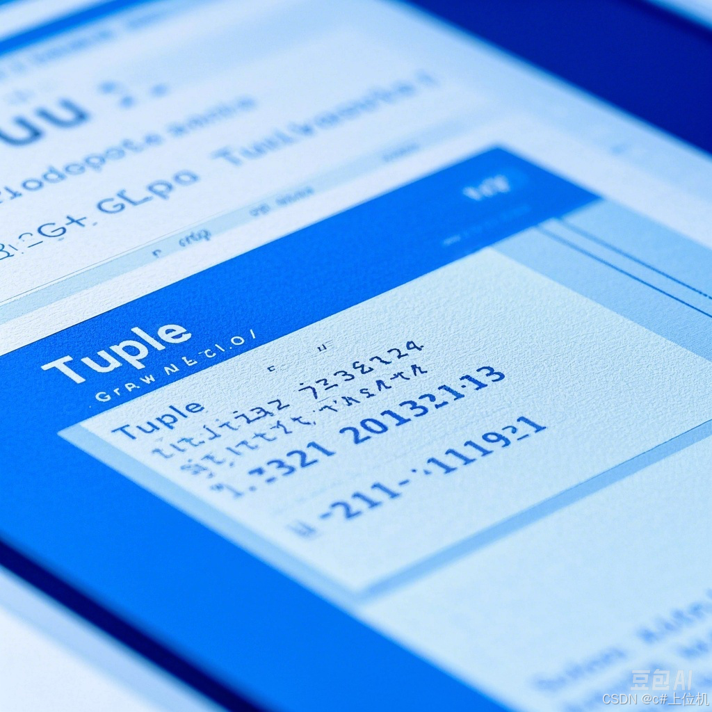 C#元组Tuple，这操作简直逆天！_c# tuple-CSDN博客