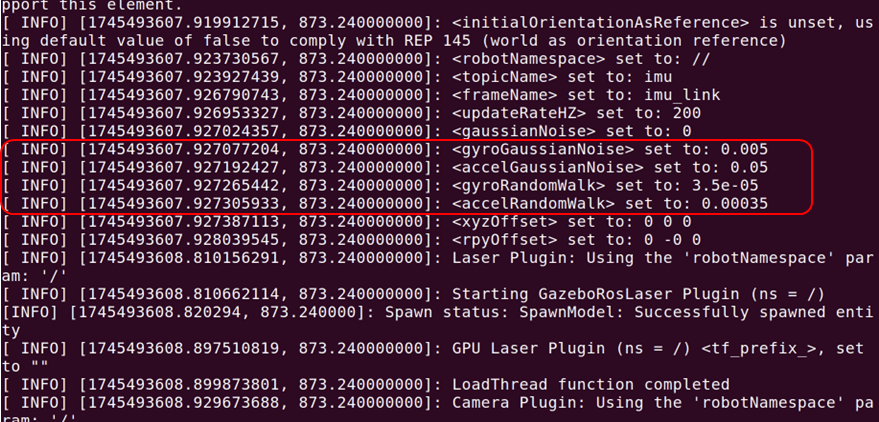 Gazebo仿真插件-IMU设置零偏和噪声_gazebo imu仿真-CSDN博客