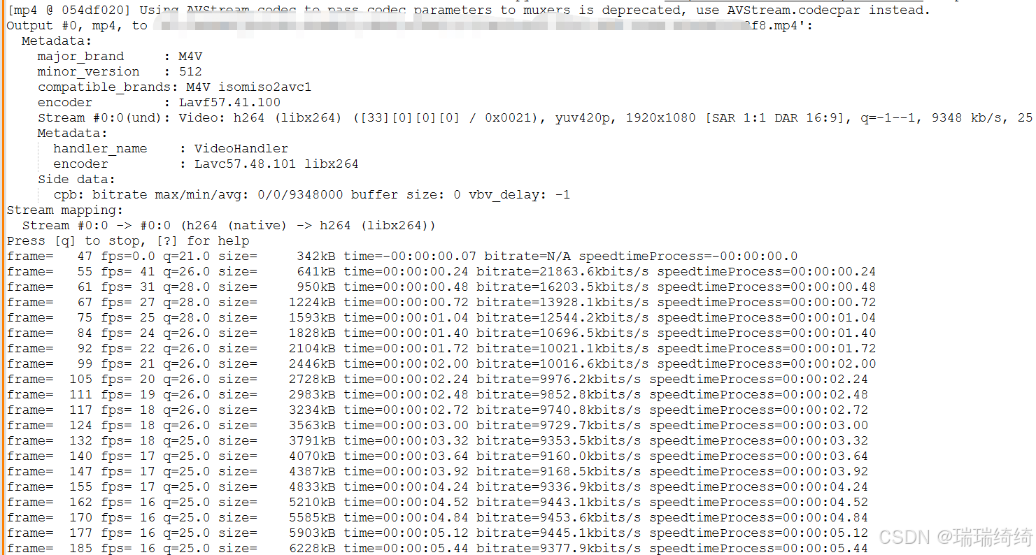 ffmpeg-实时获取转码进度_ios ffmpegkit压缩获取实时进度 oc-CSDN博客
