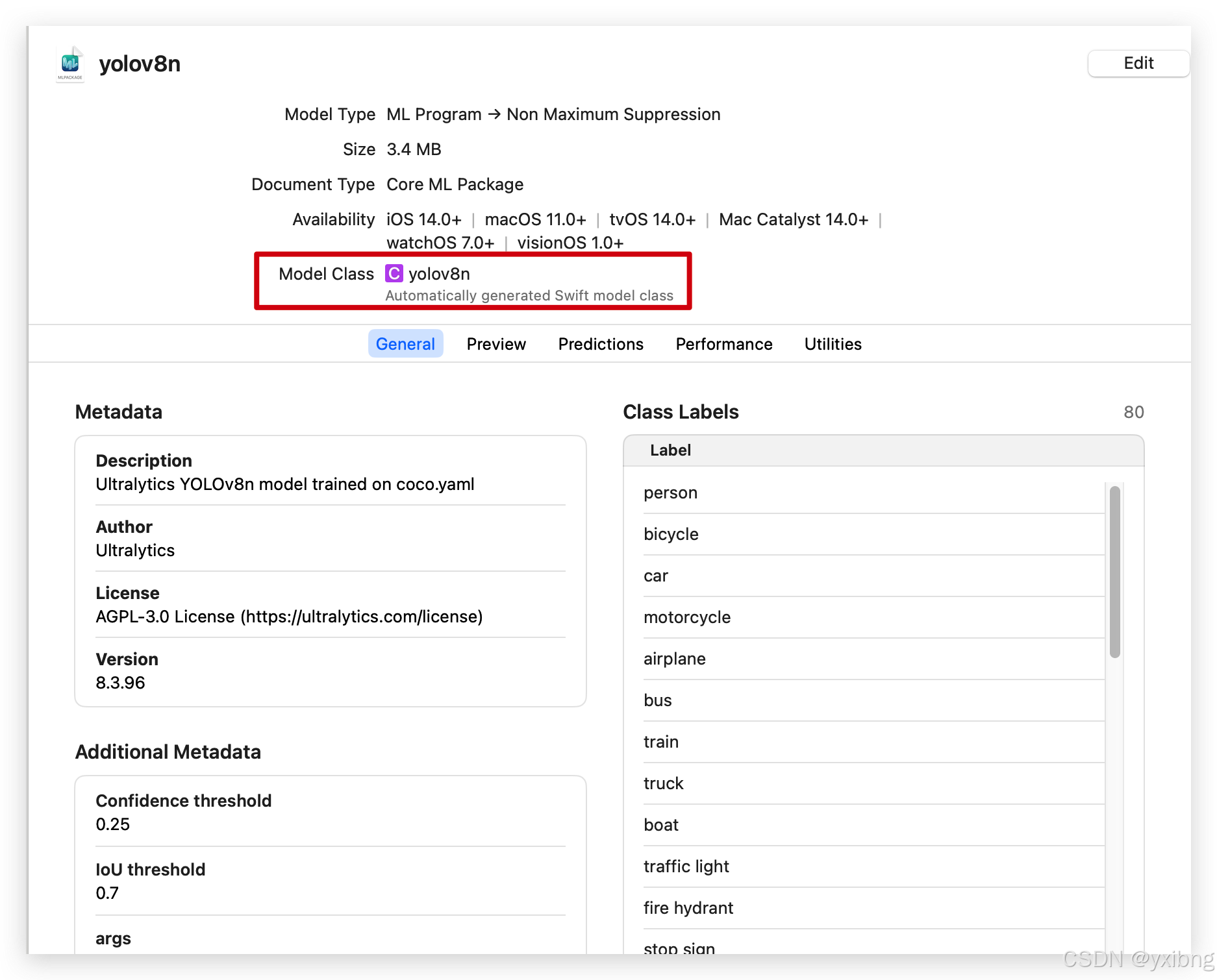 iOS 使用YOLOv8 实现物体检测功能_yolov8 ios-CSDN博客