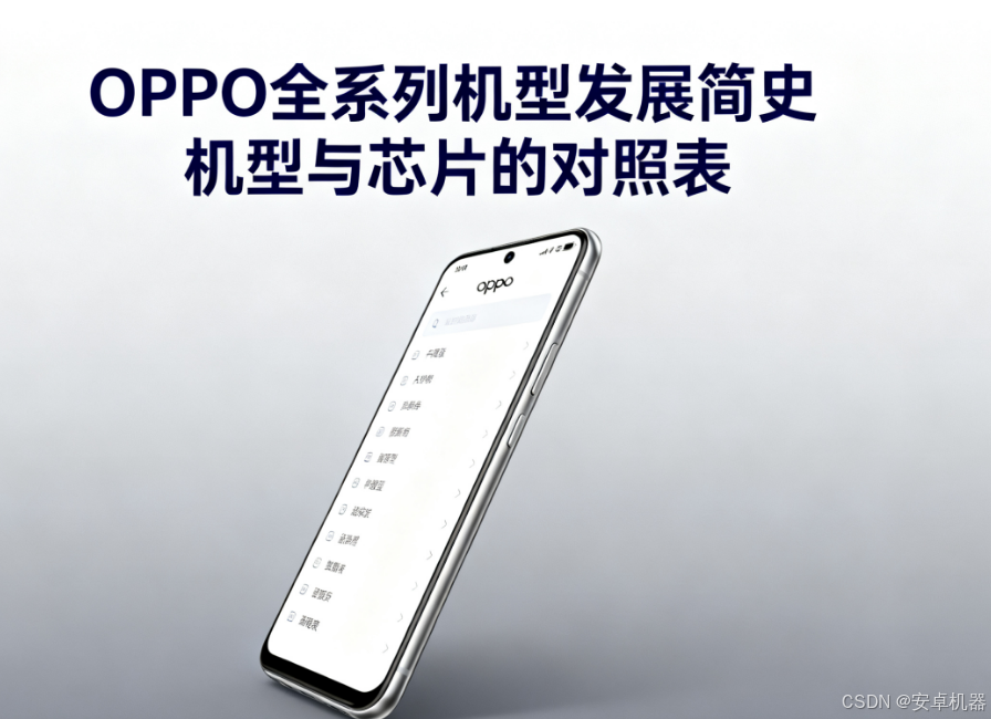 OPPO全系列机型发展简史 机型与芯片的对照表_oppo历代手机芯片-CSDN博客