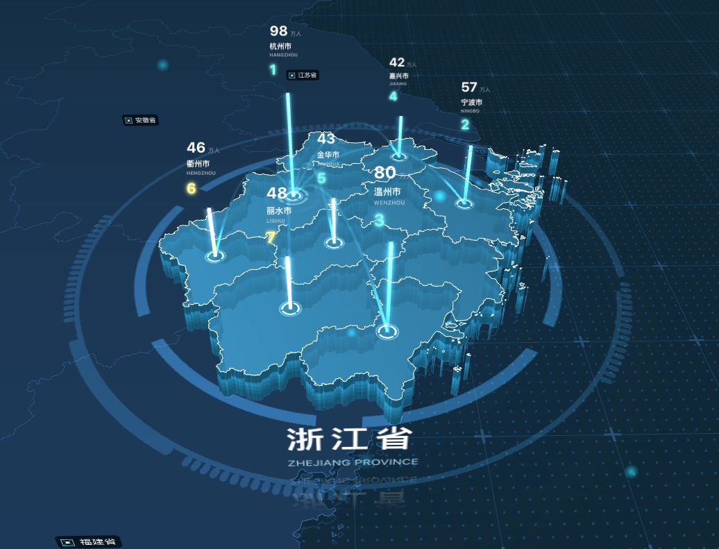 Three.js实现3D地图可视化-省份_threejs 中国地图-CSDN博客
