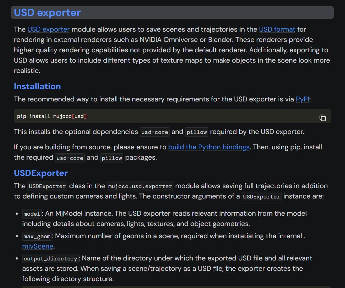 MuJoCo 内置 USD 导出功能，让强化学习模型从小场景走进 Isaac Sim大世界_isaacsim支持mojoco-CSDN博客
