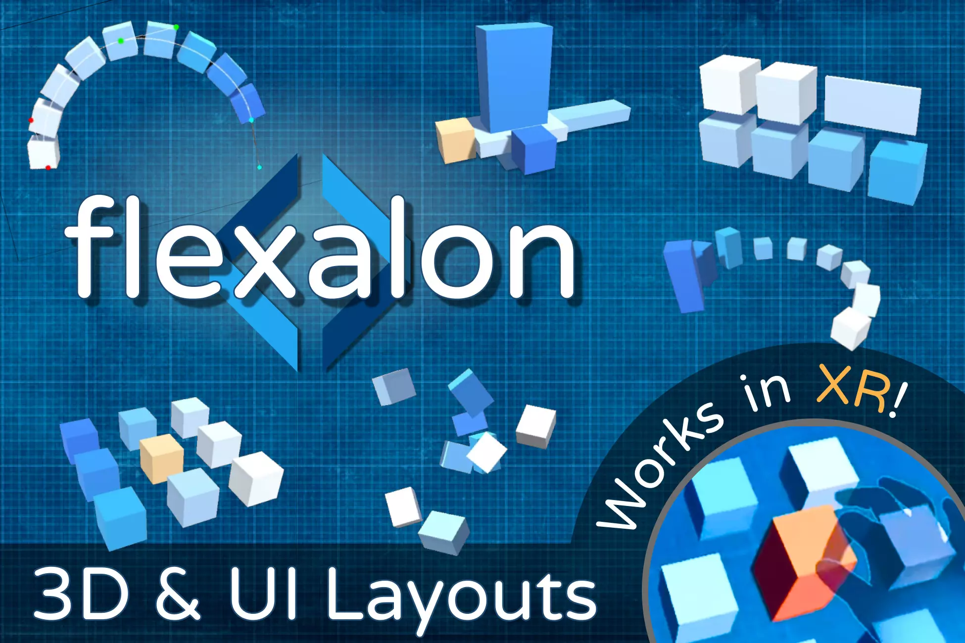 【Unity 3D UI 布局系统插件】Flexalon Pro – 3D UI Layouts 突破了传统 2D UI 限制，允许开发者在三维空间中自由排布、约束和控制 UI 元素-CSDN博客