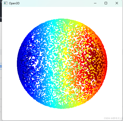 python open3d pcd stl las点云测试代码_colors = np.array(pcd.colors) print(pcd.colors) 报错-CSDN博客