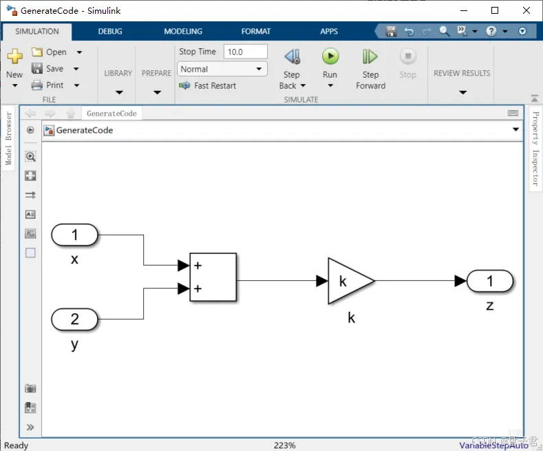 【Matlab学习日记】① Sinmulink自动代码生成教程_matlab自动生成代码-CSDN博客